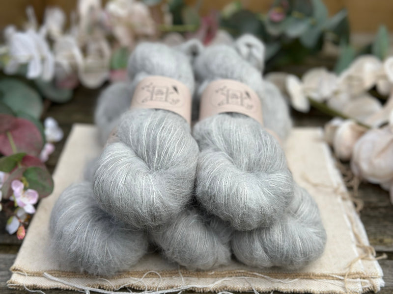 Eden Cottage Yarns Lowther Lace in Steel