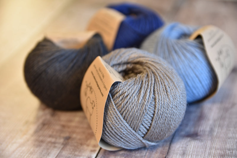 Four colour Milburn 4ply yarn pack -12 (200g) – Eden Cottage Yarns